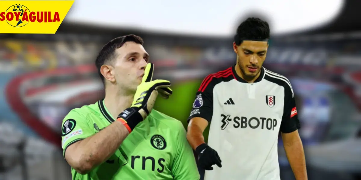 (FOTO) El gesto del Dibu Martínez con Raúl Jiménez en Inglaterra